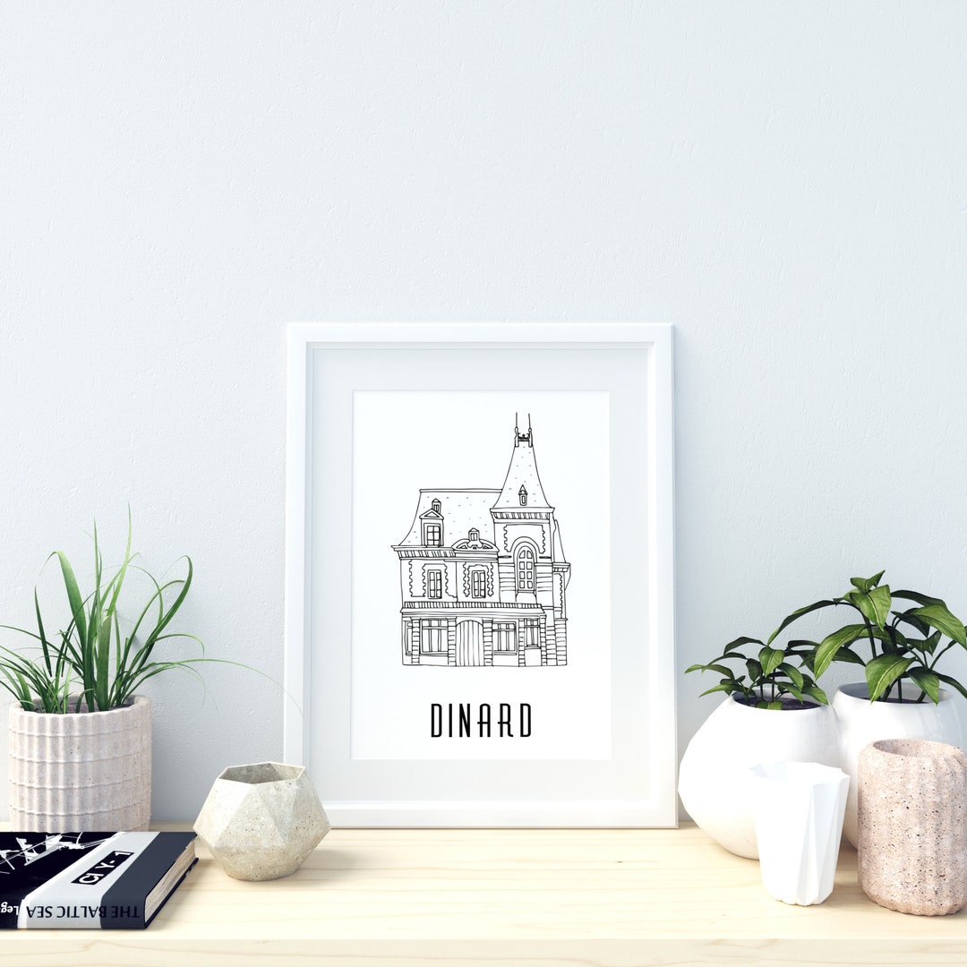 Dinard Poster - A4 / A3 / 40x60 Paper - Etsy