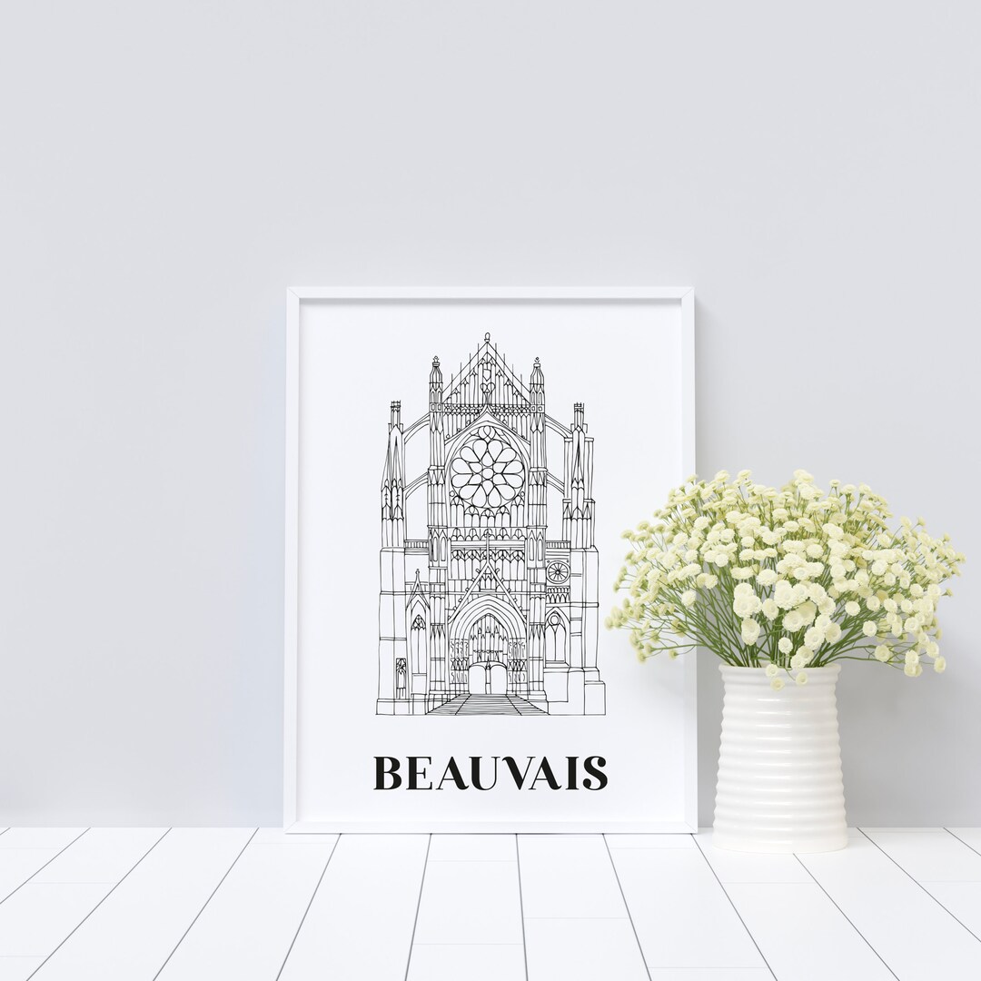 Beauvais Poster - A4 / A3 / 40x60 Paper - Etsy