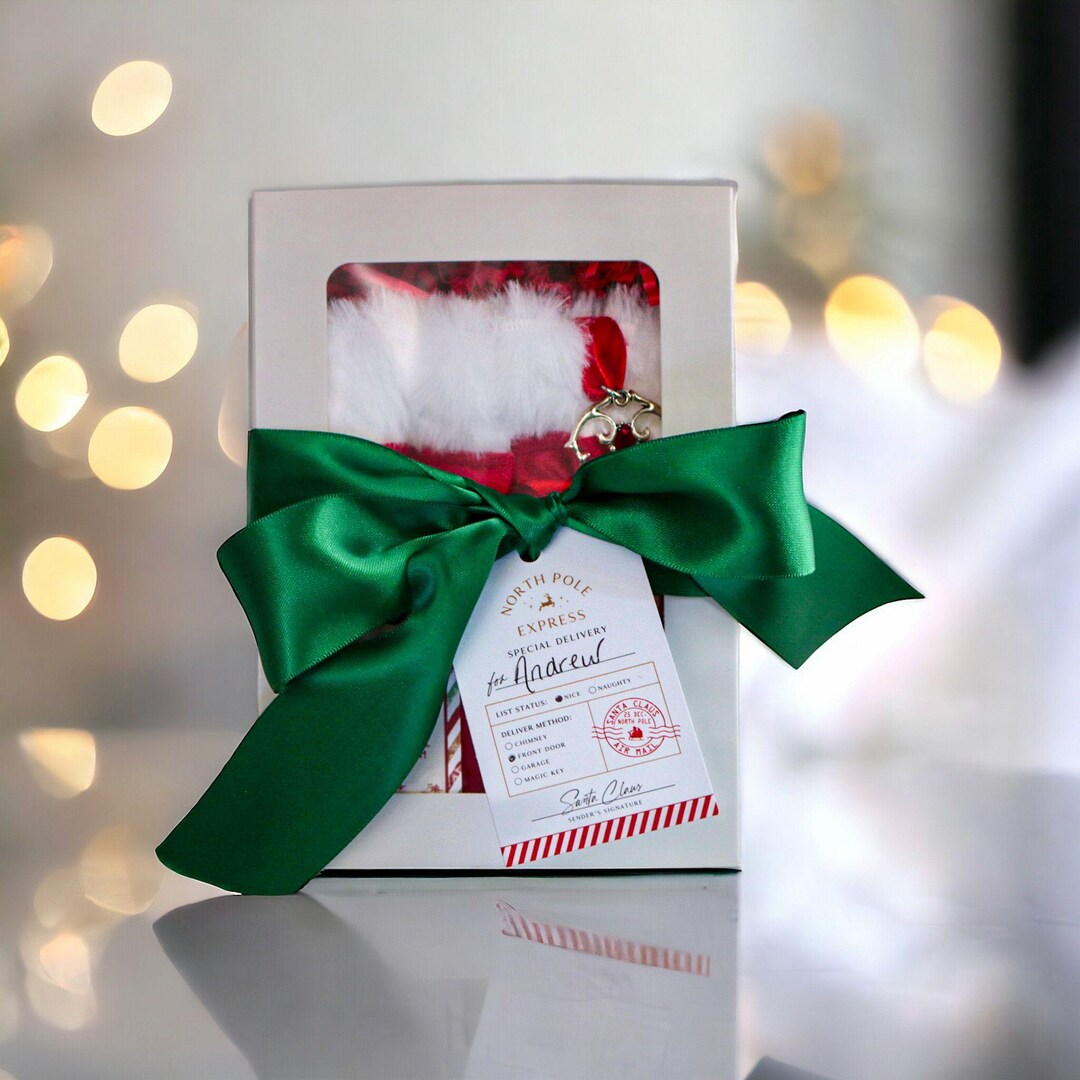 Personalized Santa Key Ornament, Personalized Santas Magic Key Gift Set ...