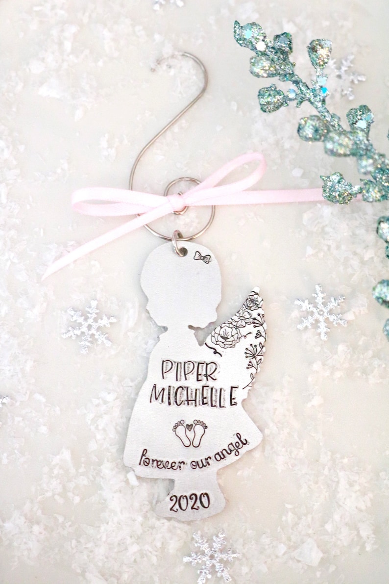 Angel Baby Ornament Personalized Baby Boy Angel Ornament - Etsy