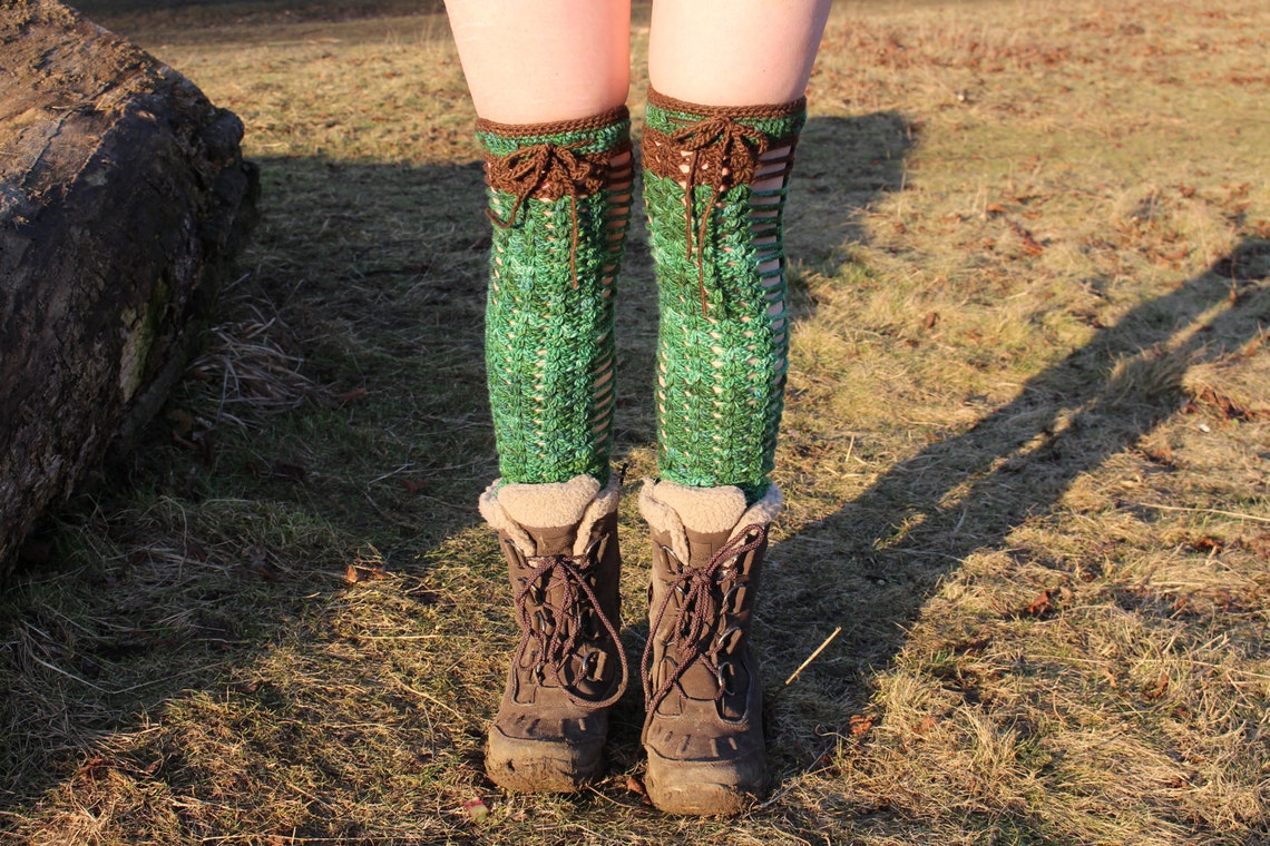 PATTERN Warrior Queen Crochet Thigh Highs Pattern - Etsy