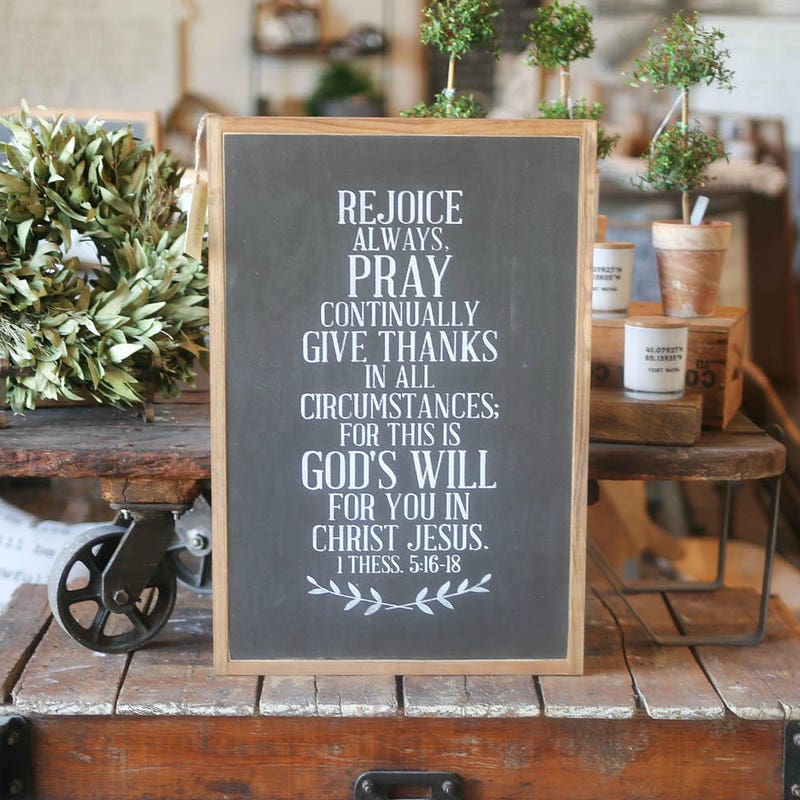 Always Give Thanks Sign - Etsy