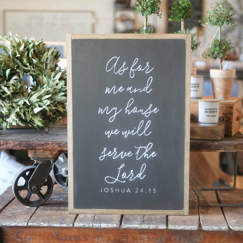 Serve the Lord Sign - Etsy