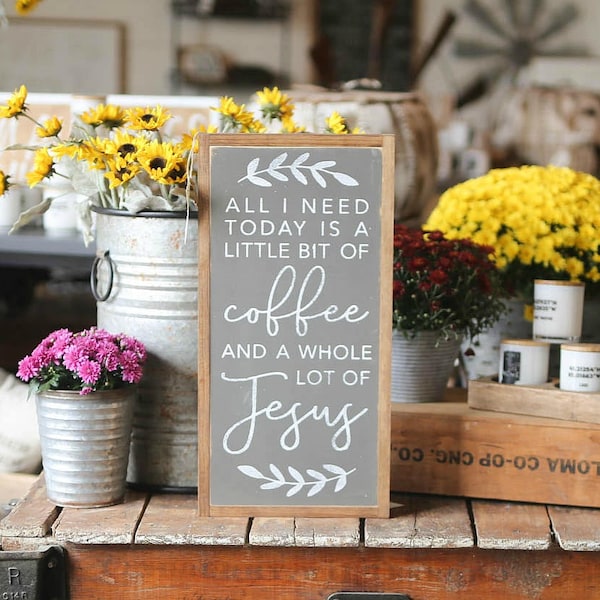 Coffee and Jesus - Etsy