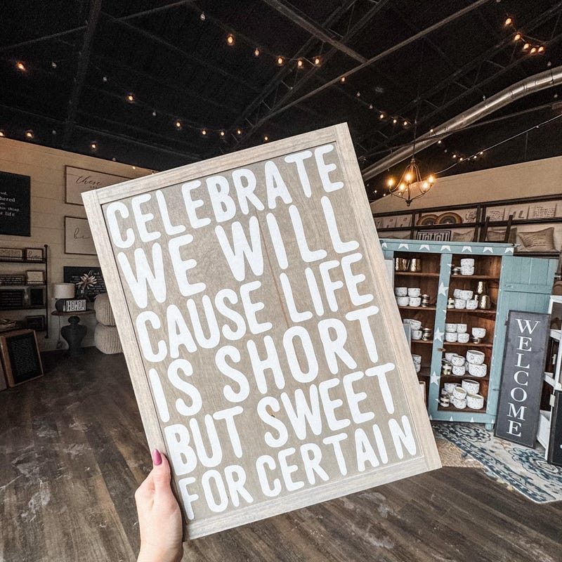 Life is Short - Etsy
