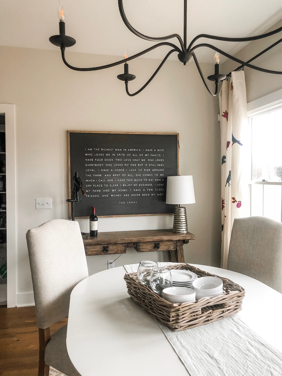 I Am the Richest Man in America Ted Jones Framed Wood Sign Office Decor ...