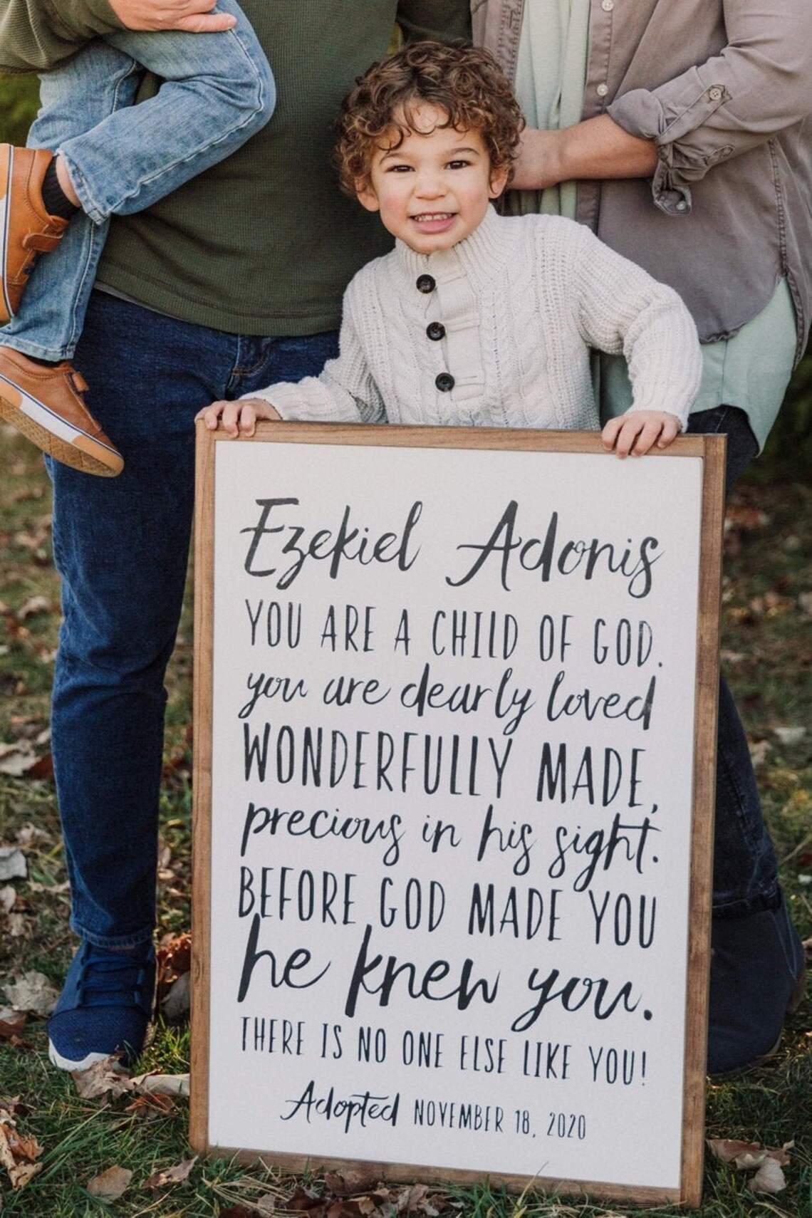 You Are A Child of God Framed Wood Sign Adoption Sign - Etsy