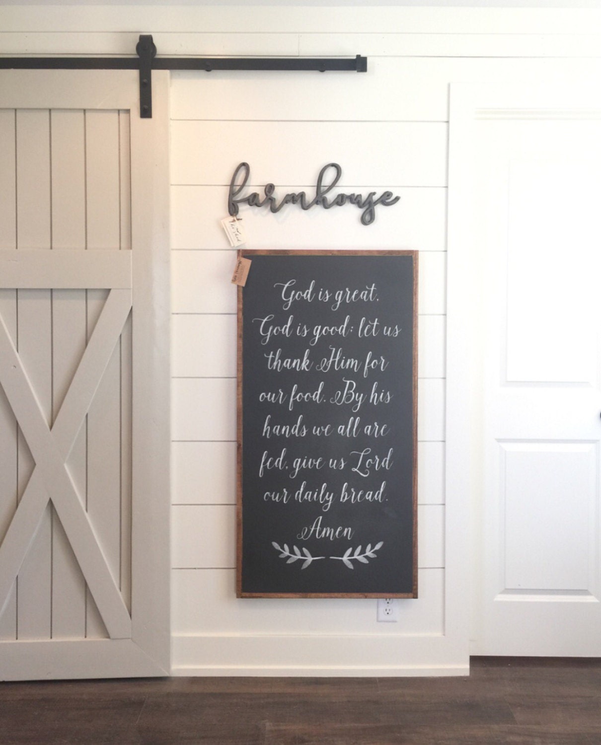 God is Great God is Good Dinner Prayer Framed Wood Sign - Etsy