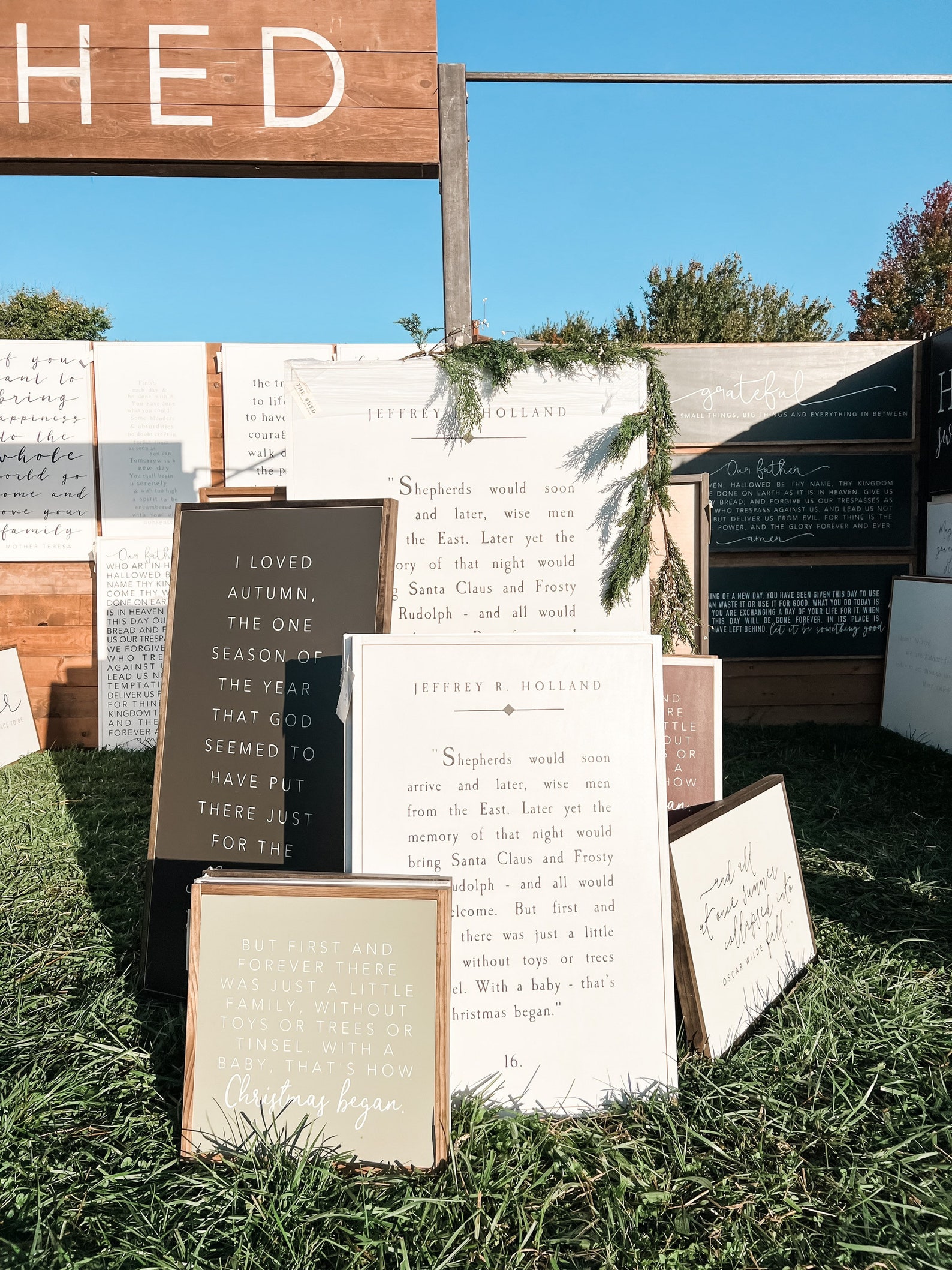 That's How Christmas Began Framed Wood Sign Christmas Sign Holiday ...