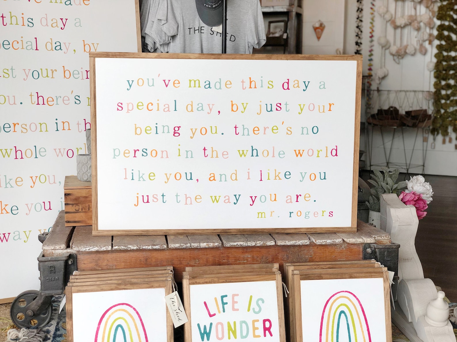 Horizontal I Like You Just the Way You Are Mr. Rogers Framed - Etsy