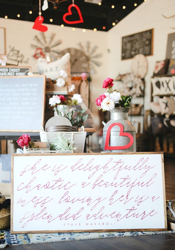 She is Delightfully Chaotic A Beautiful Mess Loving Her is A | Etsy