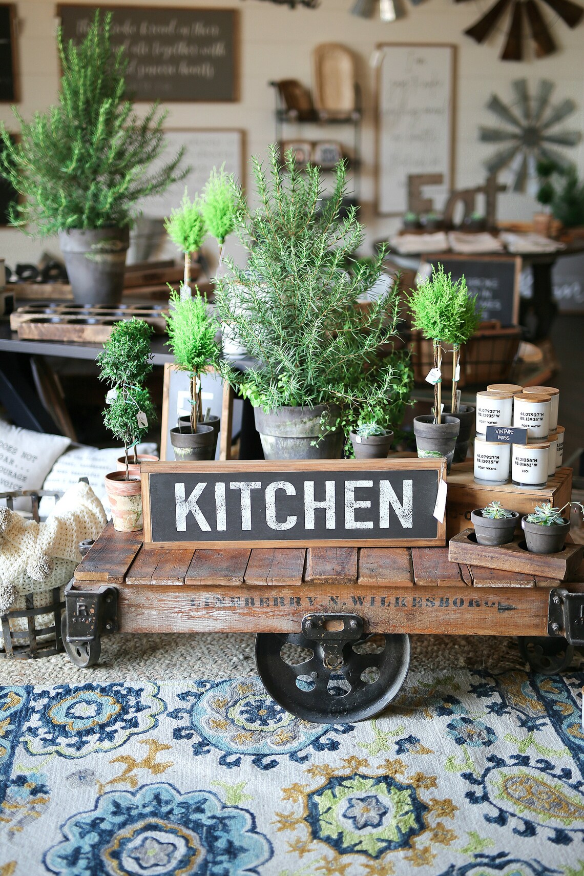 Kitchen Framed Wood Sign | Etsy
