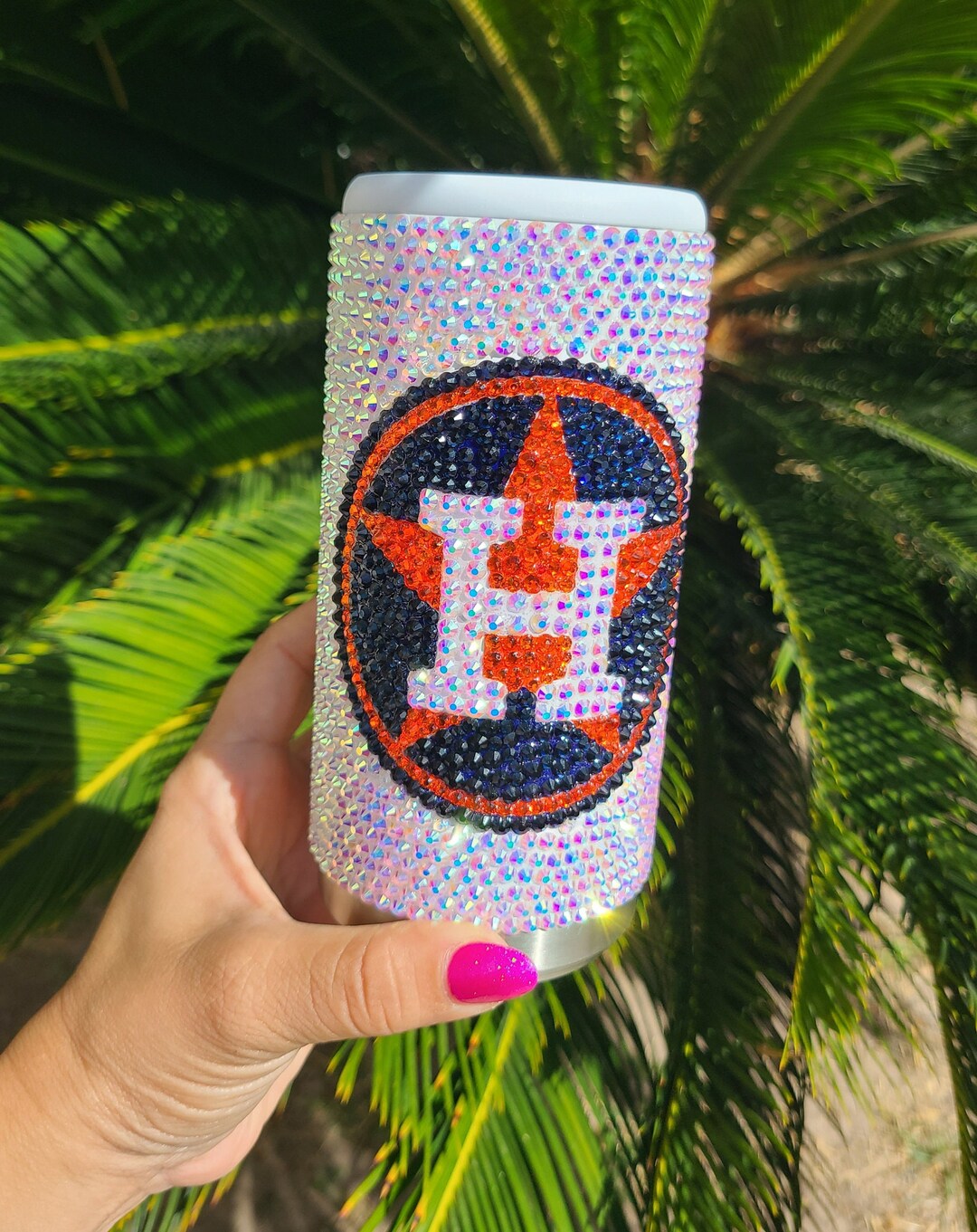 Houston Astros Skinny Can Cooler - Etsy