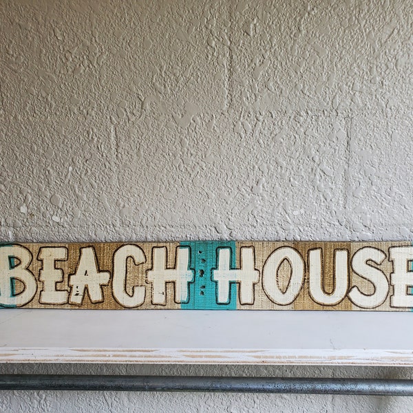Rustic Beach Sign - Etsy