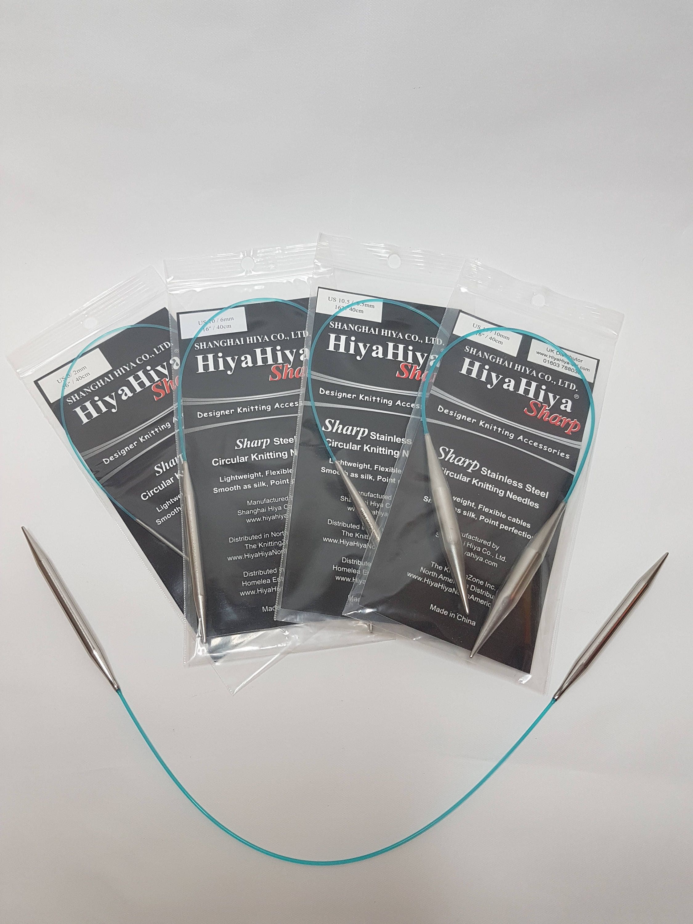 Hiya Hiya SHARP Fixed Circular Needles, 2-15 Mm, 40cm - Etsy