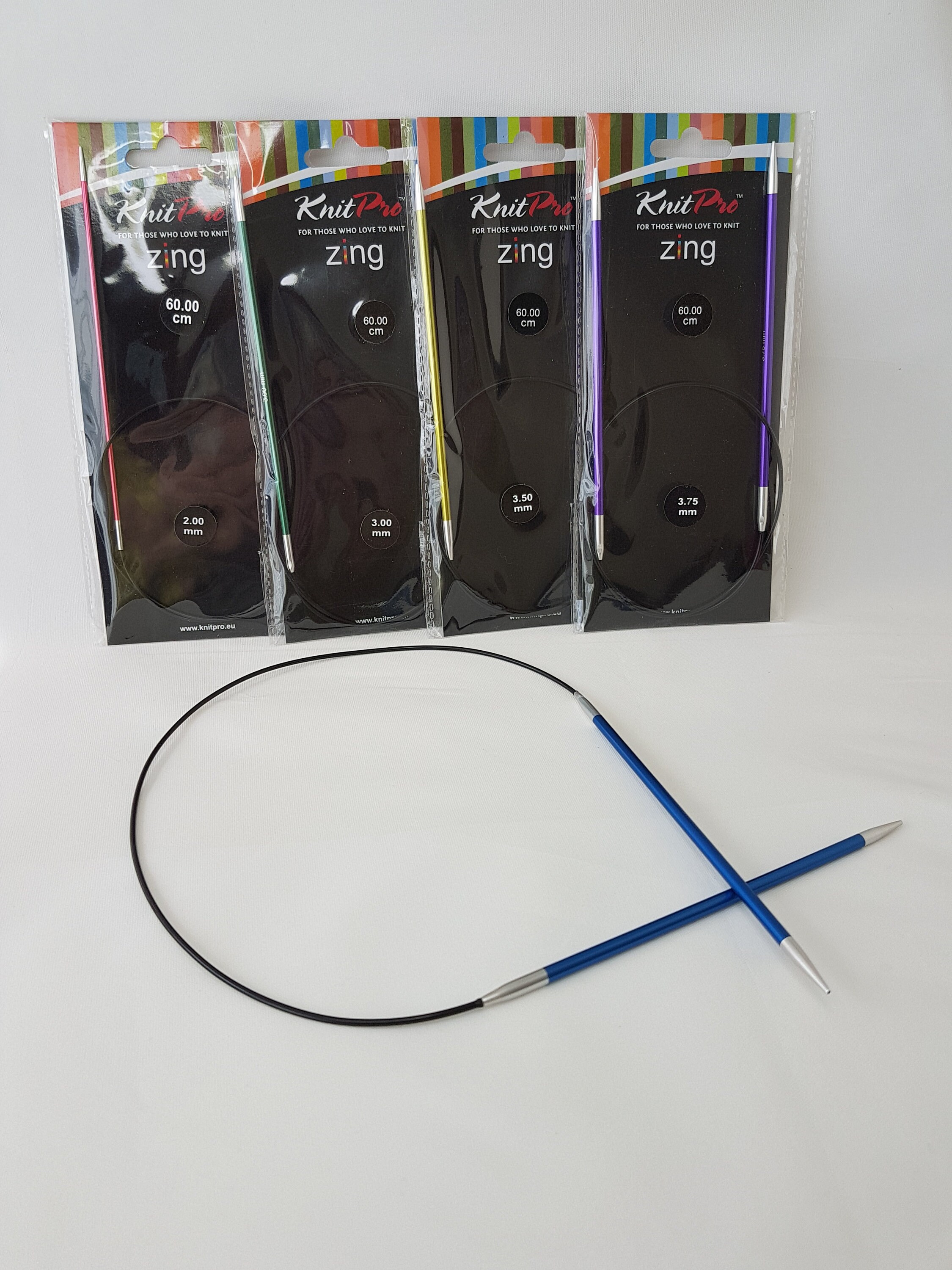 Knitpro Zing Circular Needles, 60 Cm, Various Sizes 2-12 Mm - Etsy