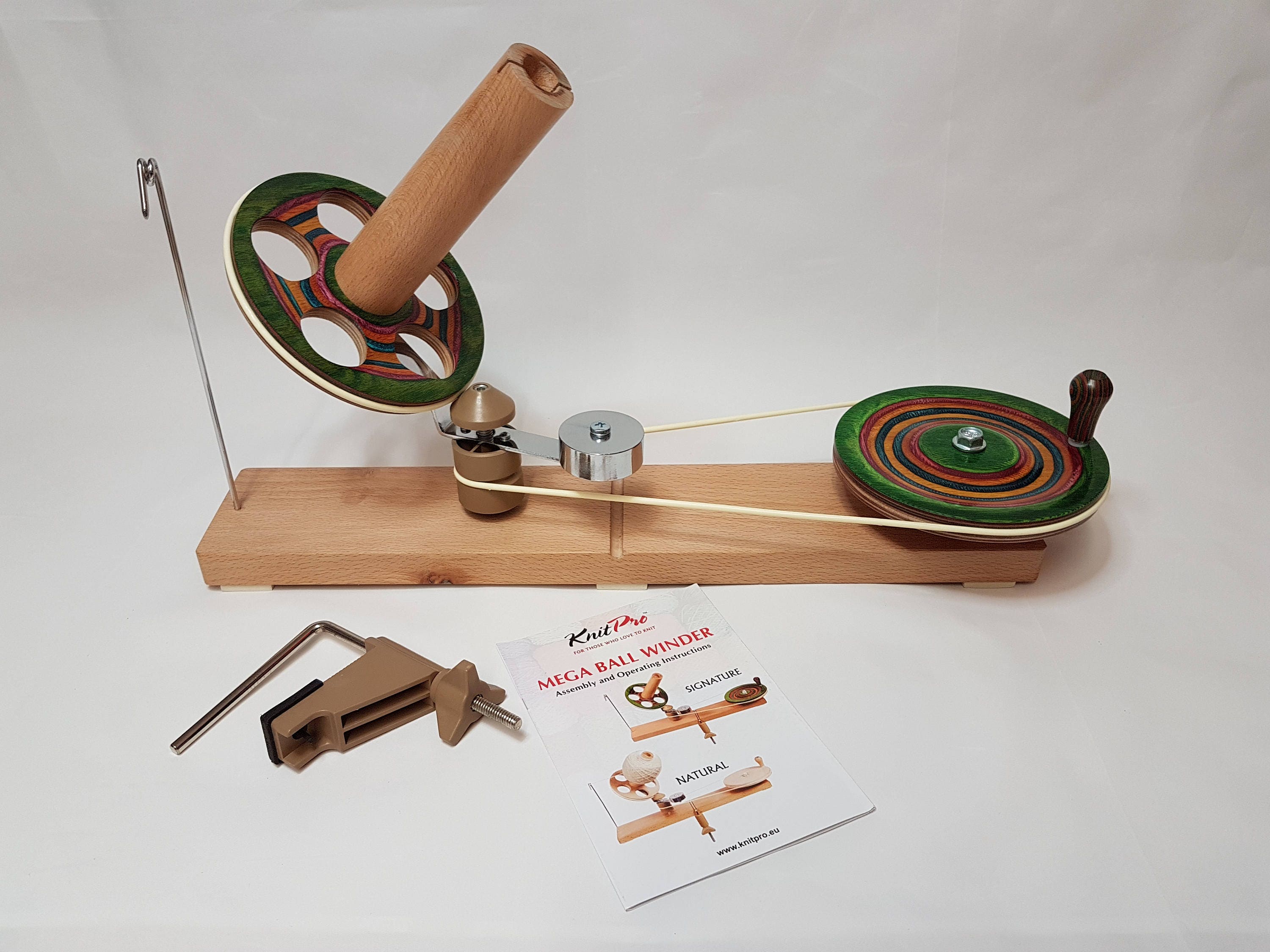 Knitpro Mega Ball Yarn Winder, Laminated Birch Wood - Etsy