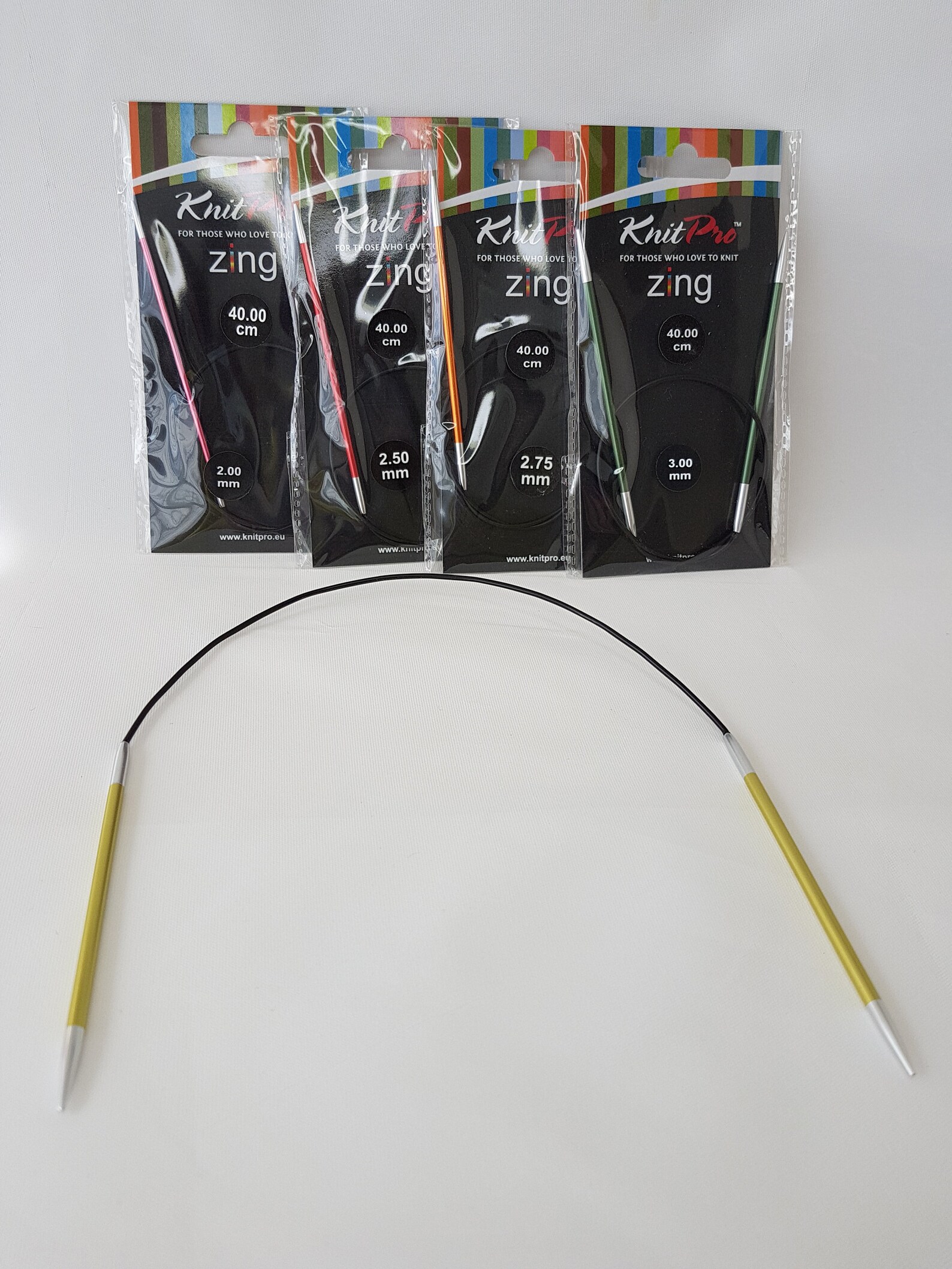 Knitpro ZING Circular Needles, 40 Cm, Various Sizes 2 - 8 Mm - Etsy