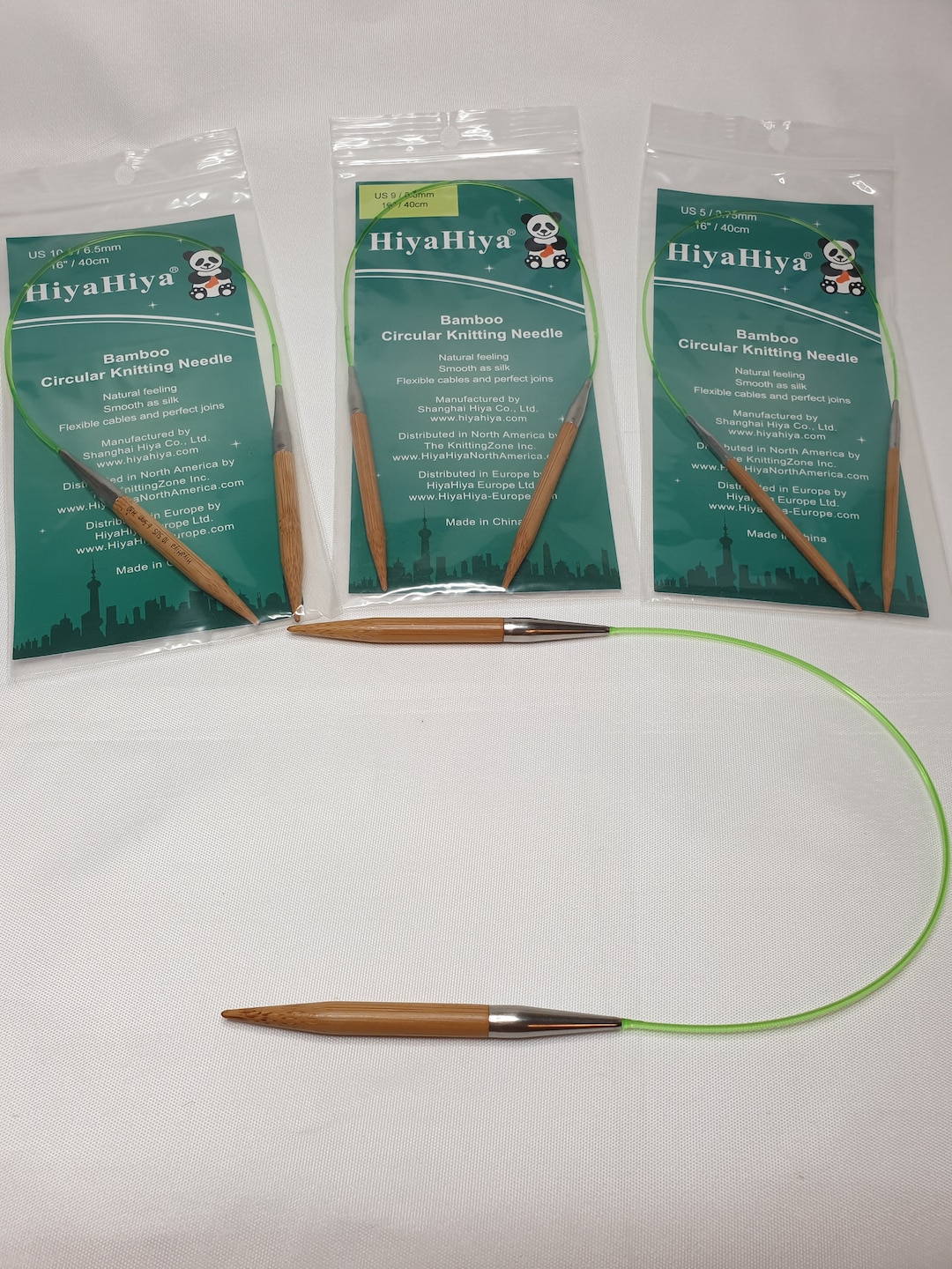Hiyahiya Bamboo Fixed Circular Needles, 2-10 Mm, 16", 40cm - Etsy