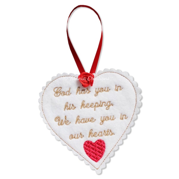 In Loving Memory Embroidery Design - Etsy
