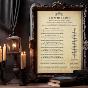 The Witch's Ladder Printable Pages. Witchcraft. Book of Shadows ...