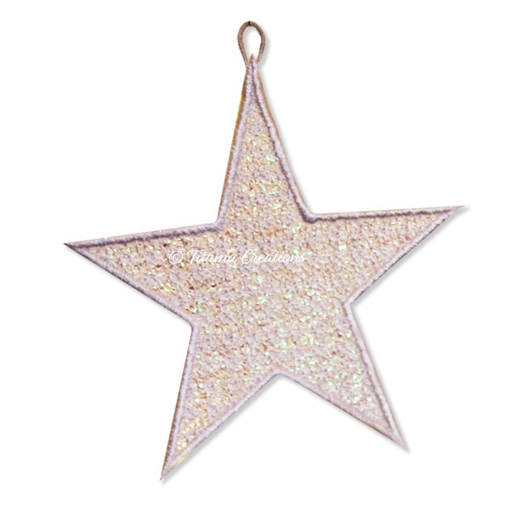 FSL Mylar Star Embroidery Design for 4x4 Hoop (instant Download) - Etsy
