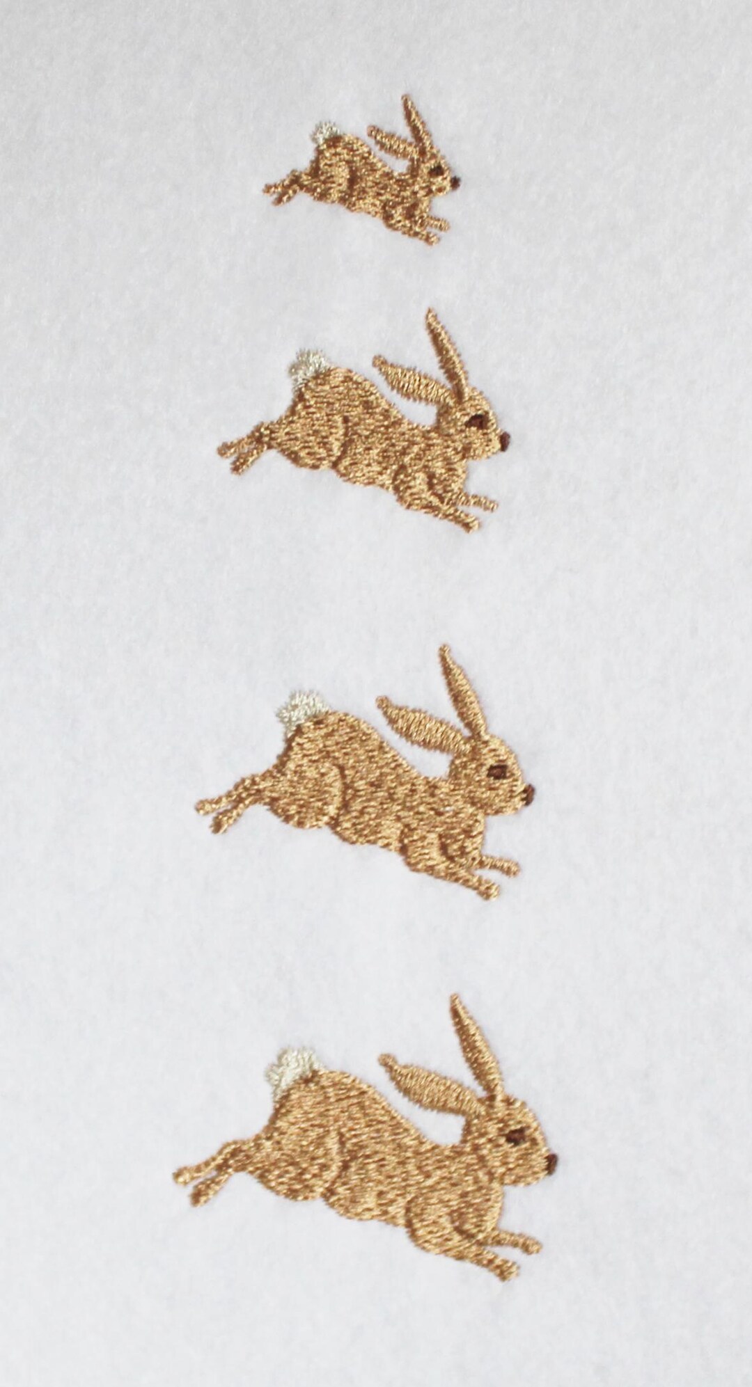 Mini Bunny Rabbit Machine Embroidery Design Pattern Four Sizes Included ...