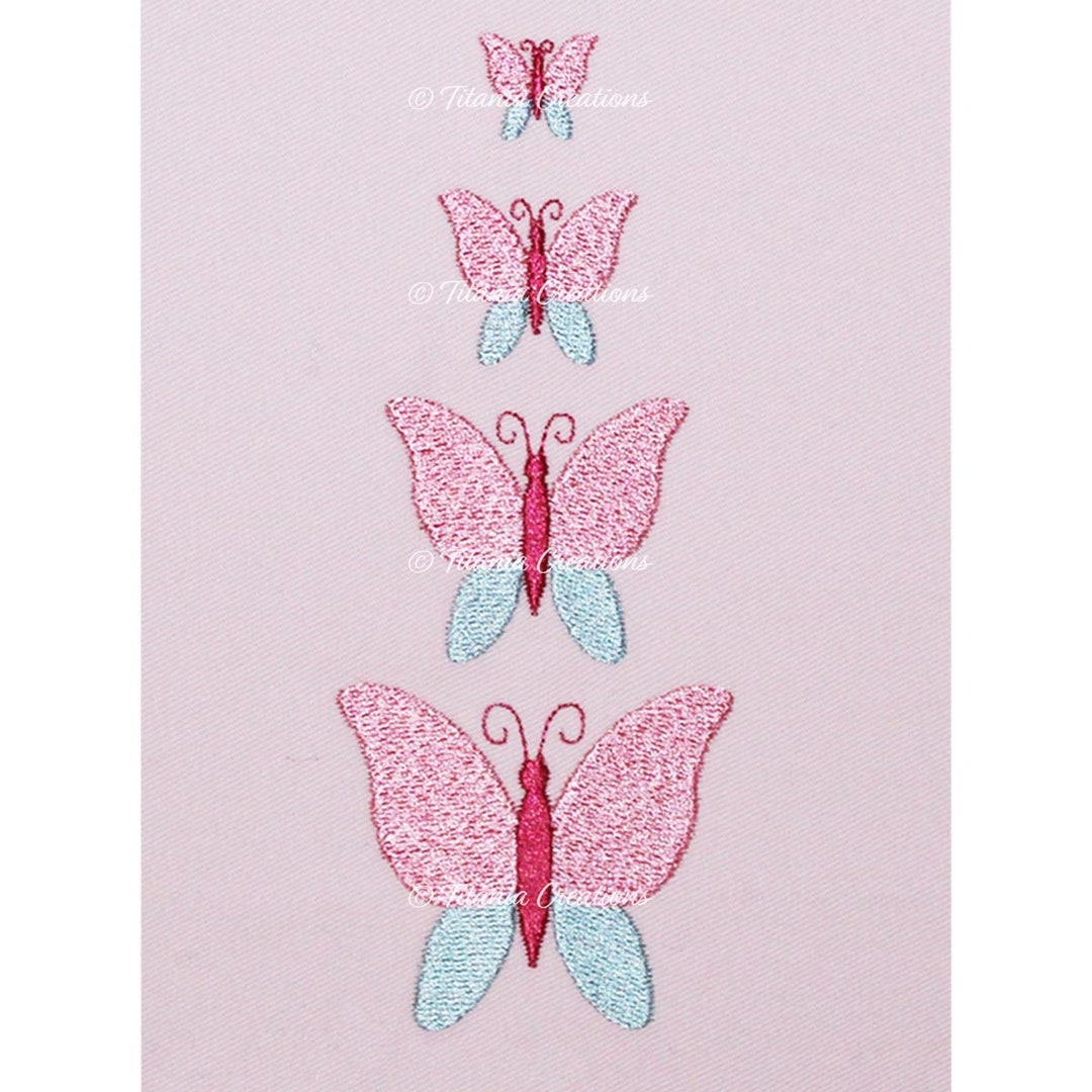 Mini Butterfly Machine Embroidery Design Pattern for 4x4 Hoops by ...