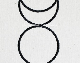 Pentacle Pagan Machine Embroidery Design for 4x4 5x7 Hoop - Etsy