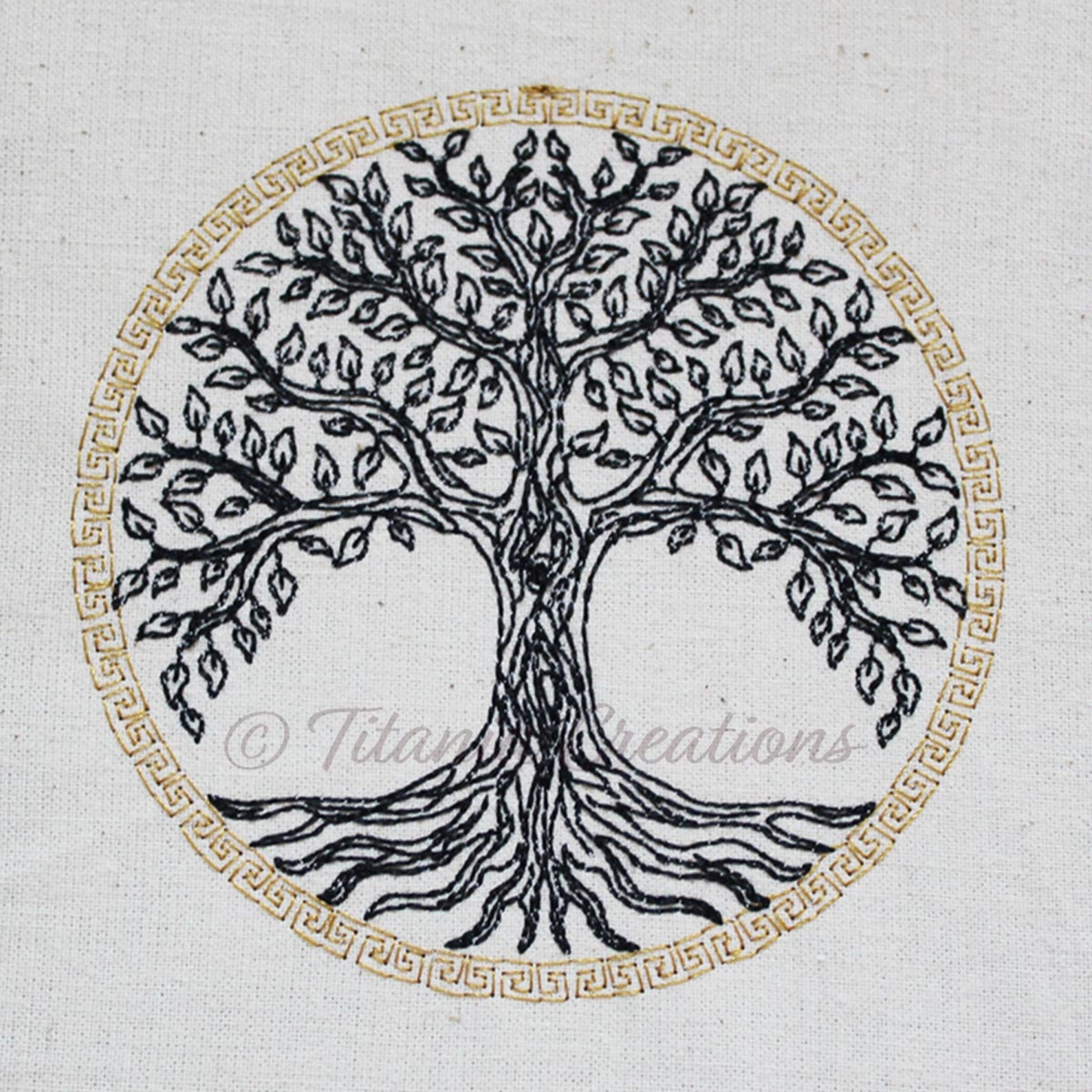 Tree of Life Pagan Machine Embroidery Design for 4x4 5x5 Hoop - Etsy