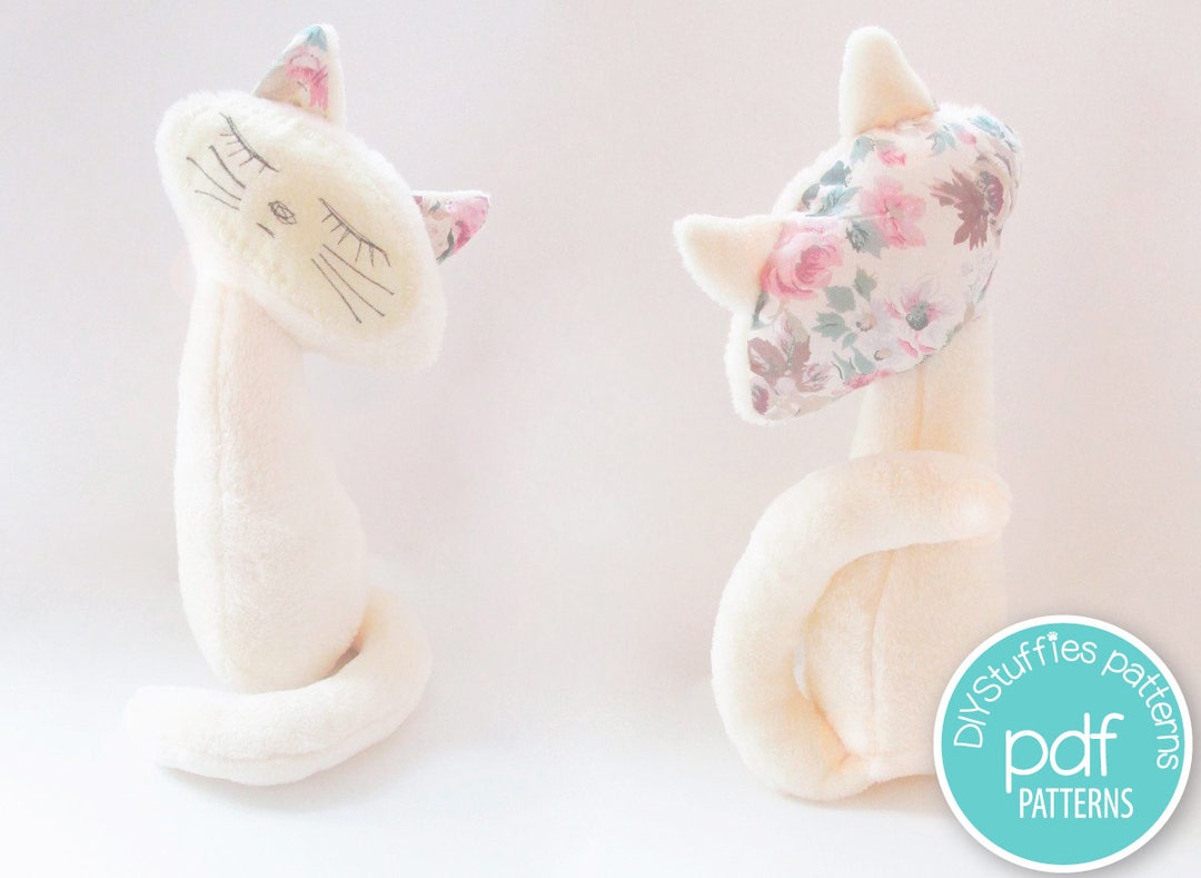 Christmas Cat Soft Toy Pattern PDF Instrctions Christmas - Etsy