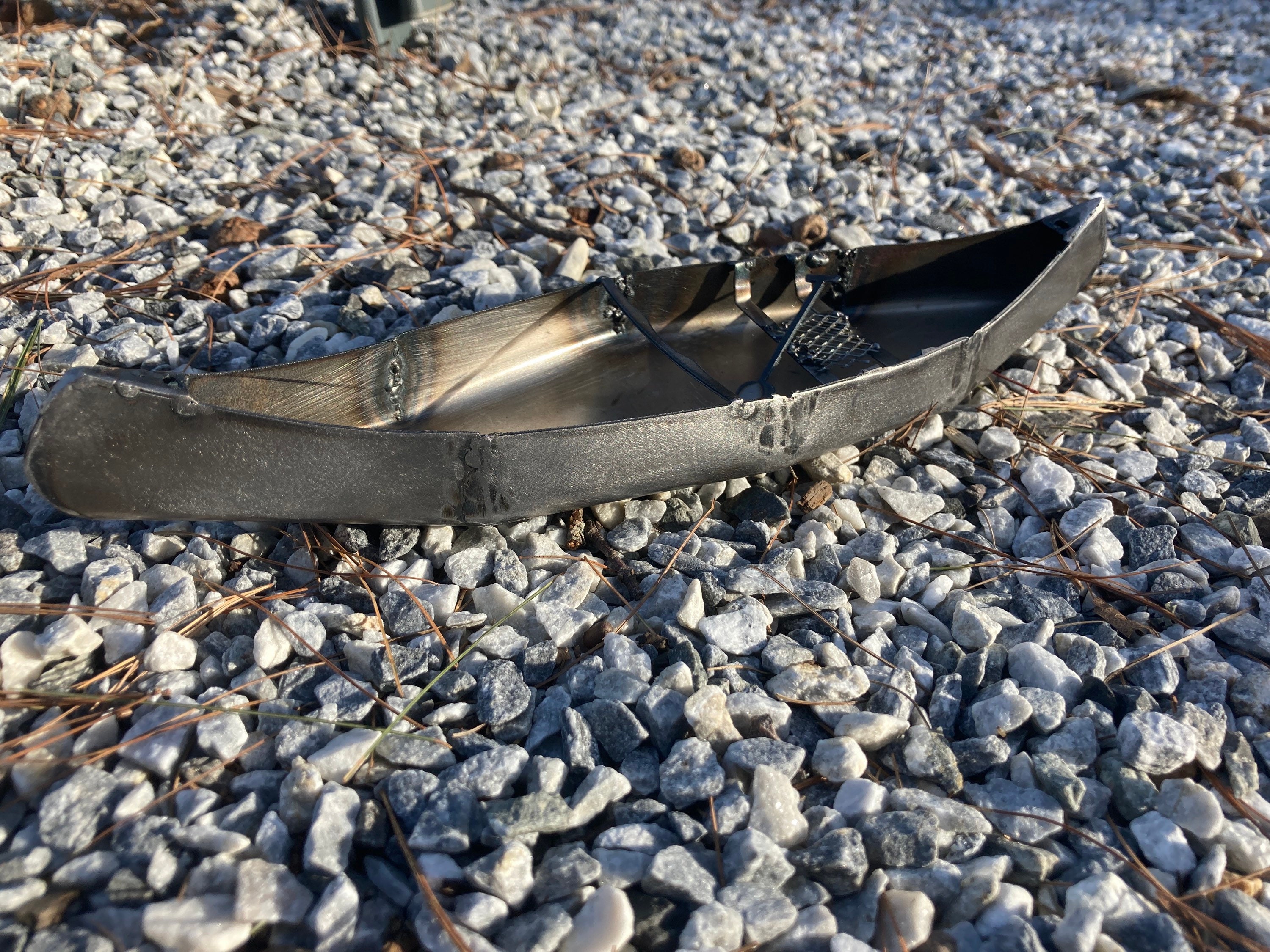 Metal Canoe With Paddle! Small Steel Sculpture/ornament - Etsy