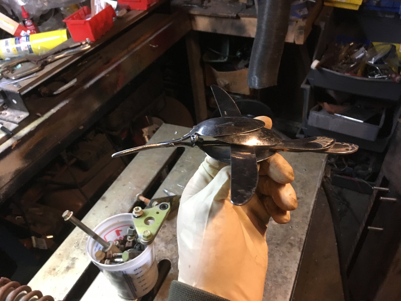 Custom Hummingbird Spoon Art Sculpture - Etsy
