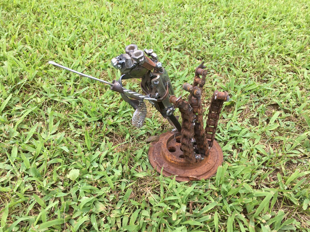 Scuba Diver Scrap Sculpture - Etsy