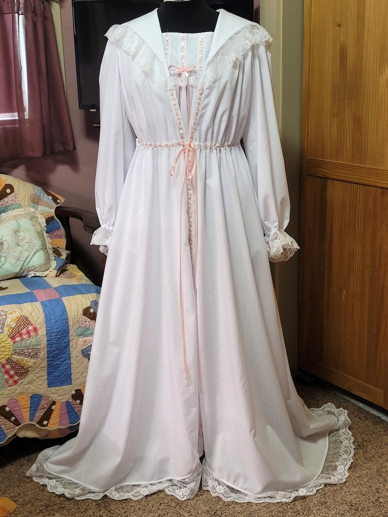 Victorian Nightgown Combination Robe and Floor Length - Etsy