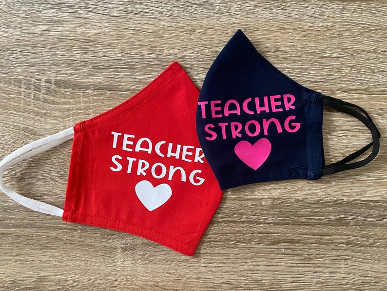 Teacher Face Masks | Etsy