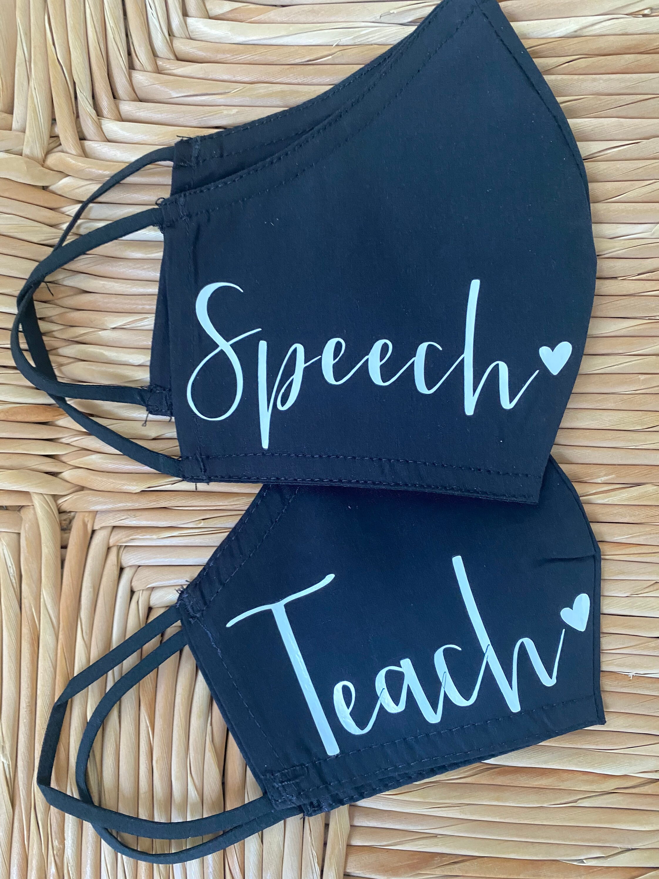 Teacher Face Masks - Etsy