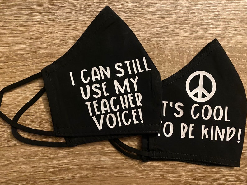 Teacher Face Masks | Etsy