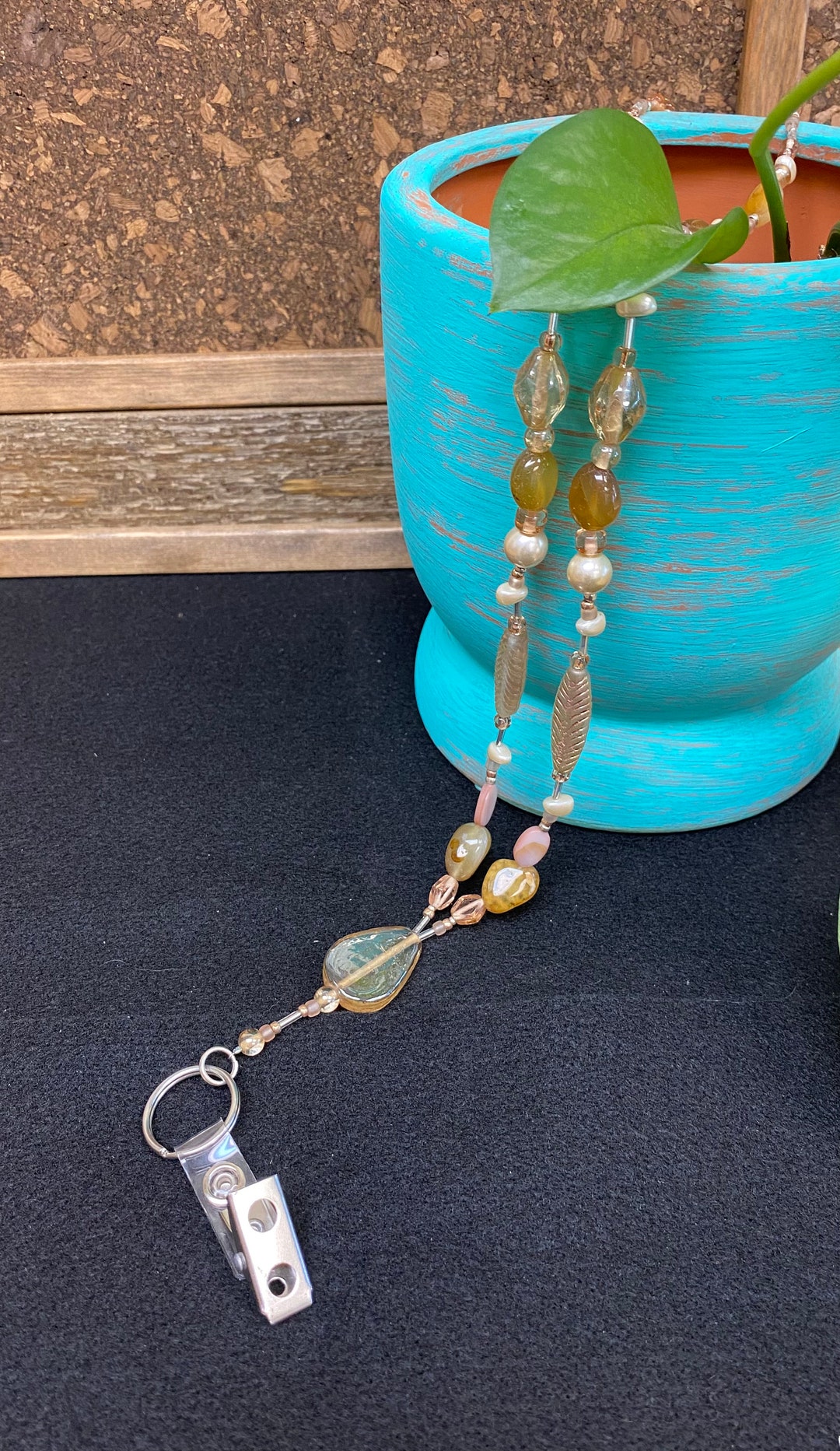 Fancy ID Badge Lanyard, ID Card, ID Badge Holder, Id Badge Necklace ...