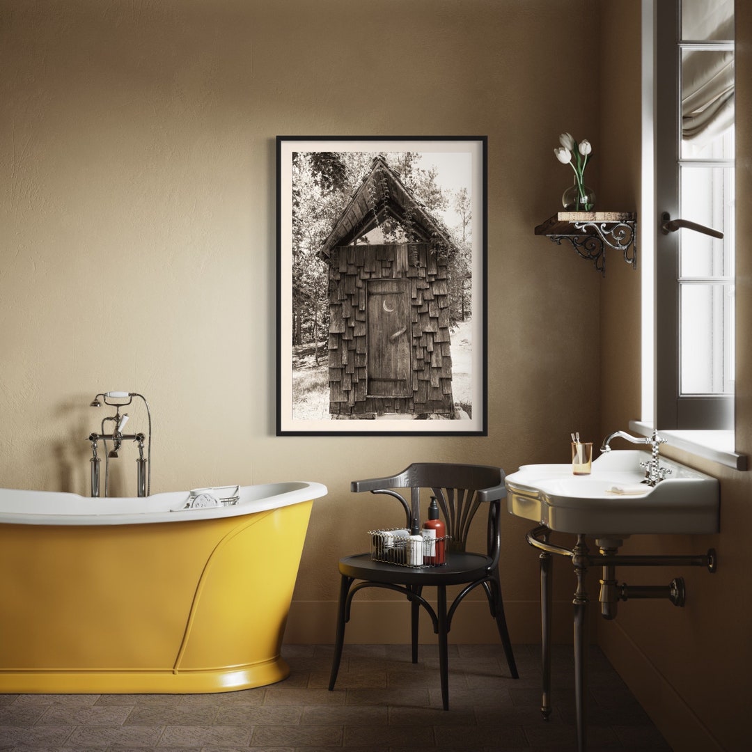 Vintage Outhouse Photography Print, Rustic Outhouse,rustic Wooden ...