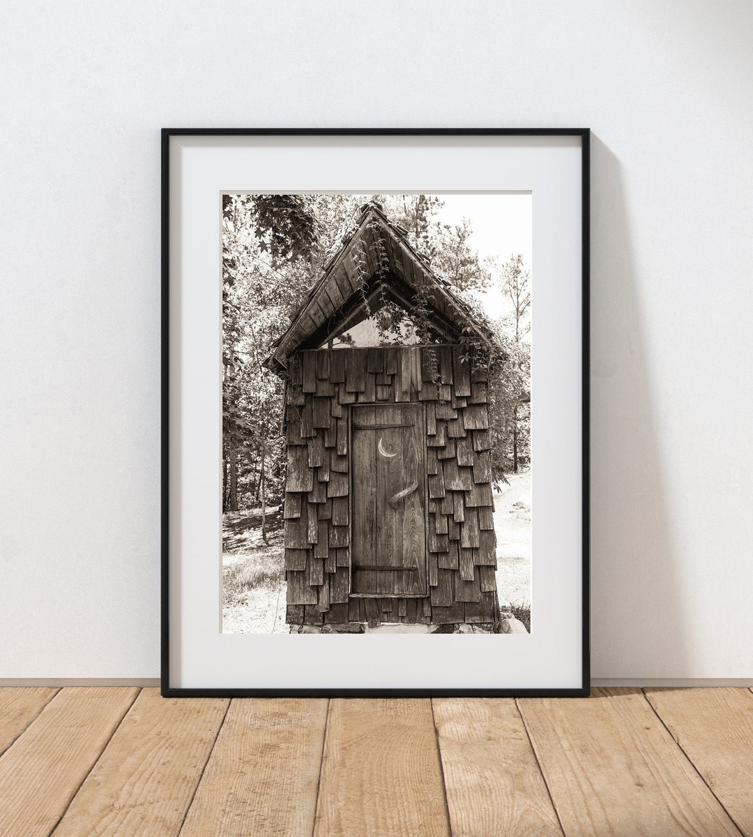 Moon Walk: Outhouse Photo, Rustic Photograph, Rustic Wood Photo ...
