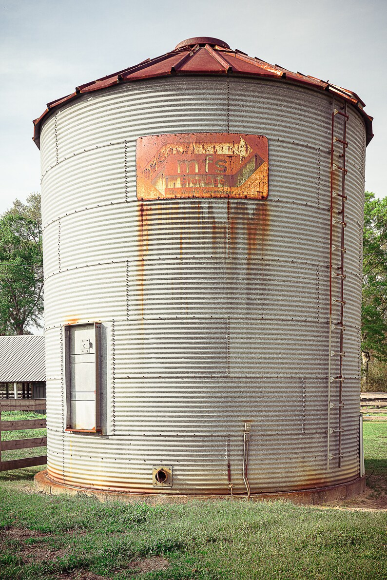Old Farm Silo Photograph, Silo Photography,grain Silo Photography,farm ...