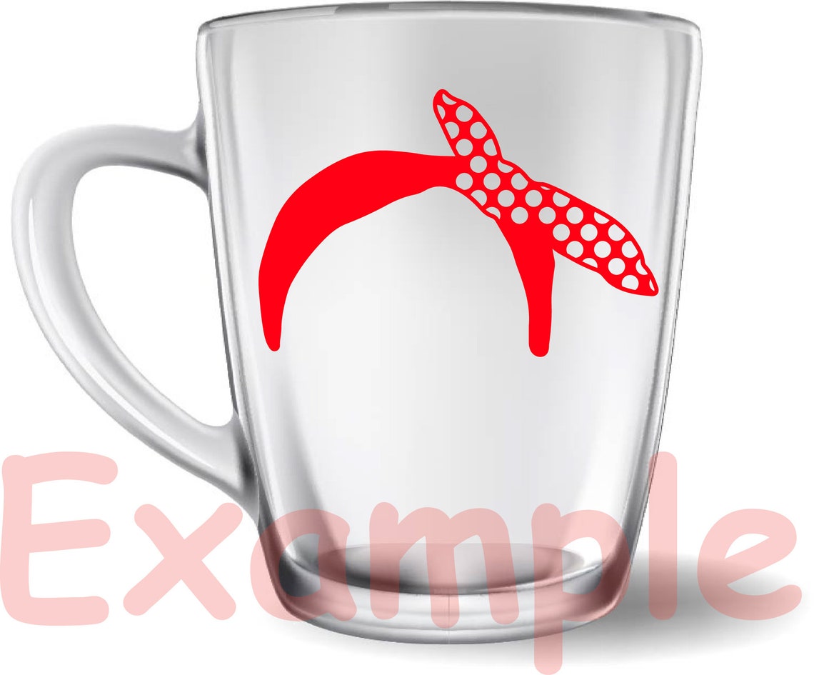 Polka Dot Bandana Silhouette SVG Cutting Clip Art Studio3 | Etsy