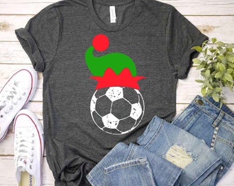 Soccer Christmas Svg | Etsy
