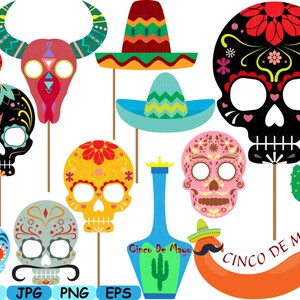 Props Fiesta Mexico V3 Bunting Banners Dead Monogram Cutting - Etsy