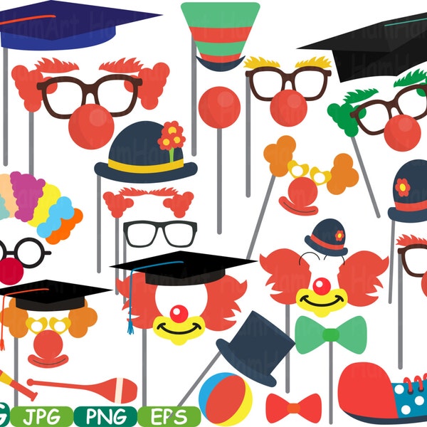 Circus Photo Booth Props - Etsy