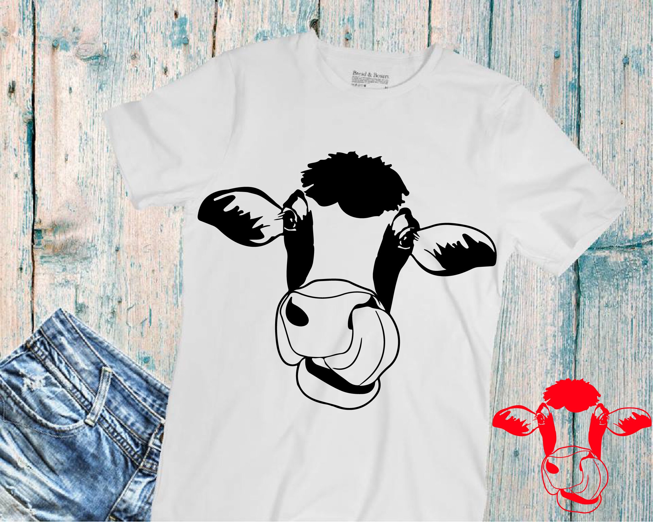 Cow American Flag show heifer Silhouette SVG Cutting Files Clip Art ...