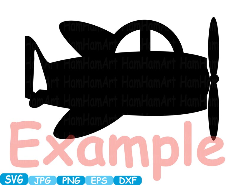 Plane Toys Airplane Monogram Cutting files SVG clipart | Etsy