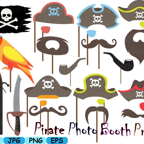 Pirates Photo Booth - Etsy