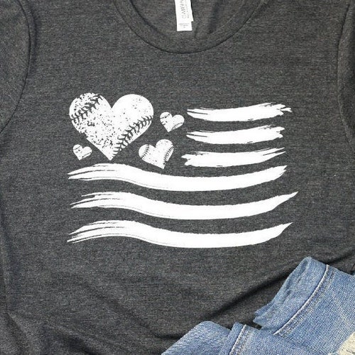 Softball Ragged Flag/svg/png/cut File - Etsy